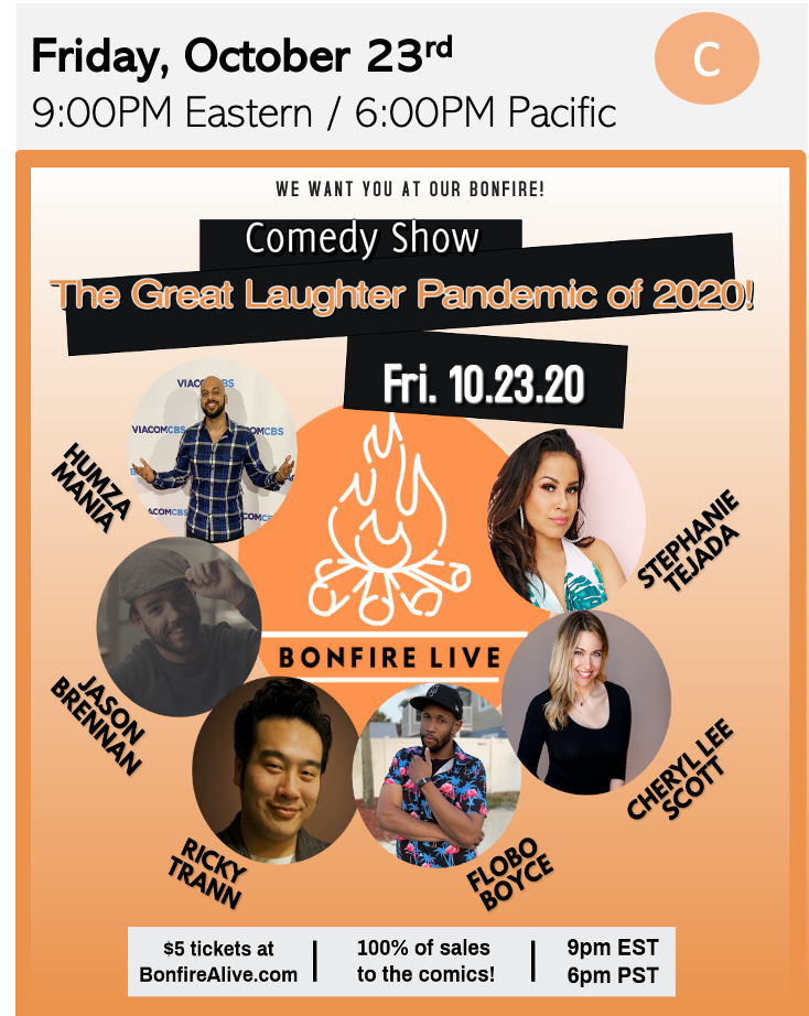 Back On The Virtual Stage 10/23/2020 – Flobo Boyce